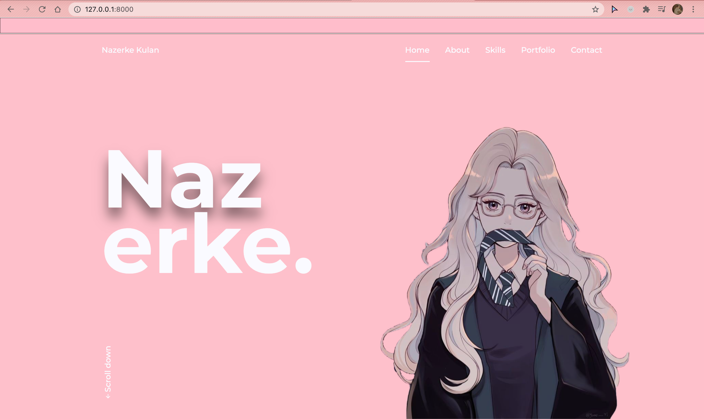 GitHub - Nazerke23/laravel-portfolio