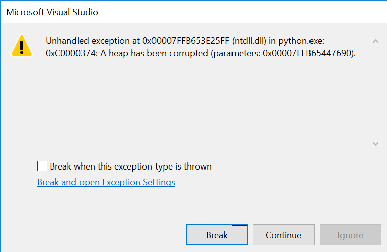 debugger attach to python process launched from cmd · Issue #2767 · microsoft/PTVS · GitHub