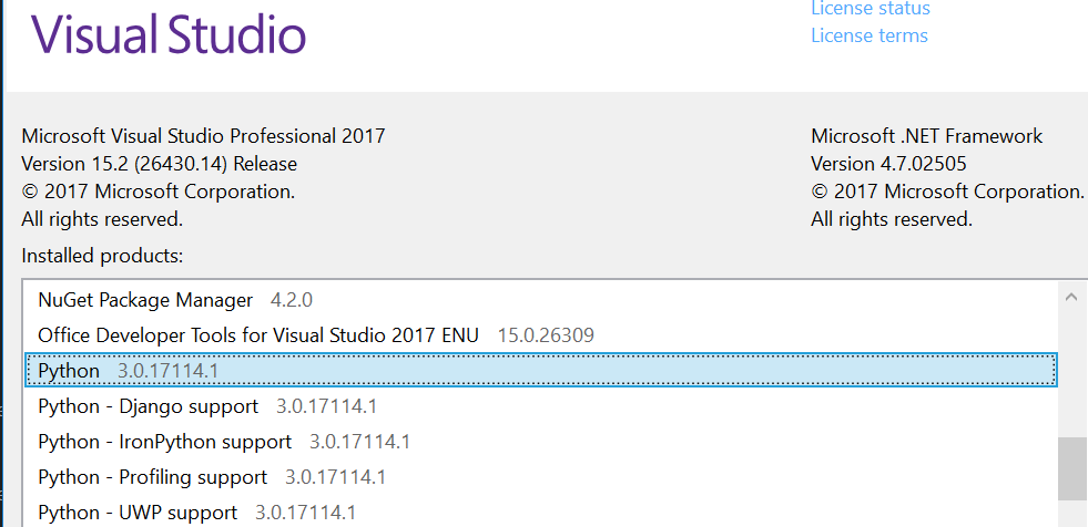 debugger attach to python process launched from cmd · Issue #2767 · microsoft/PTVS · GitHub