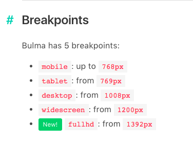 Why are there two different set of breakpoints? · Issue #1252 · jgthms/bulma · GitHub