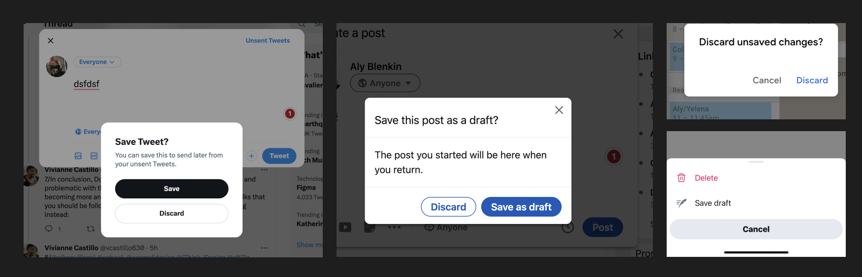 Rework form exit modal to provide last saved date/time and to use new draft language · Issue ...