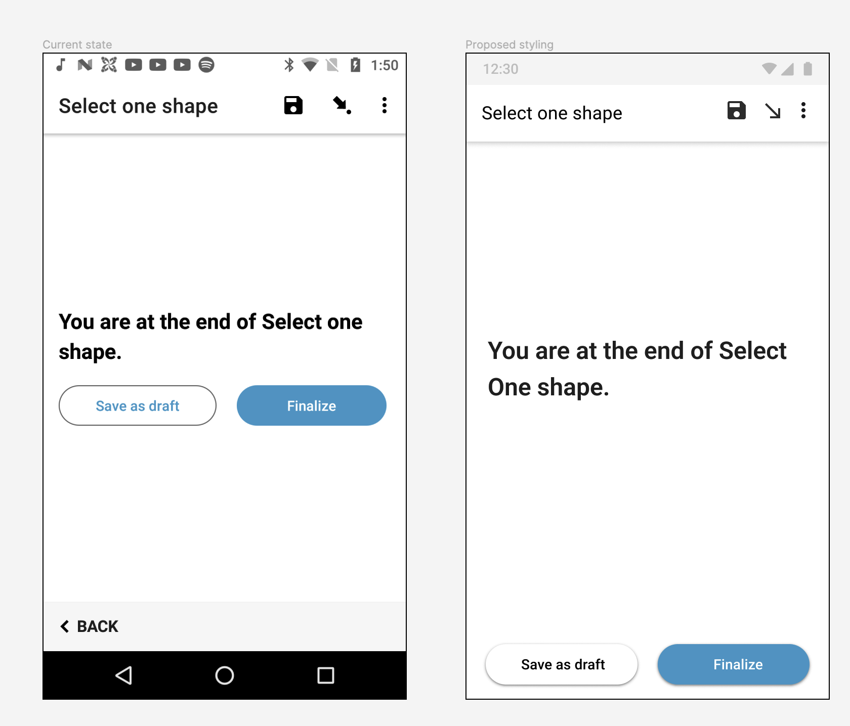 Styling the last screen before you finalize or send the form · Issue #5570 · getodk/collect · GitHub