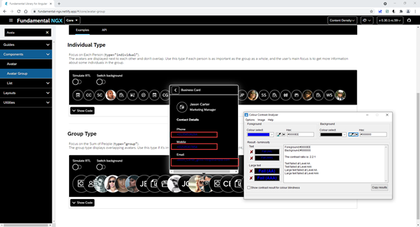 Avatar Group Core · Issue 5575 · Sapfundamental Ngx · Github