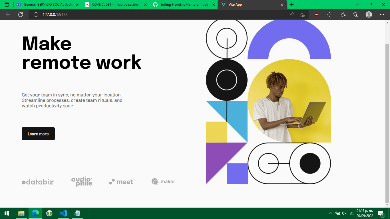 GitHub - soynain/FrontEndMentors-IntroSection-Challenge: Repo for practicing some frontend.
