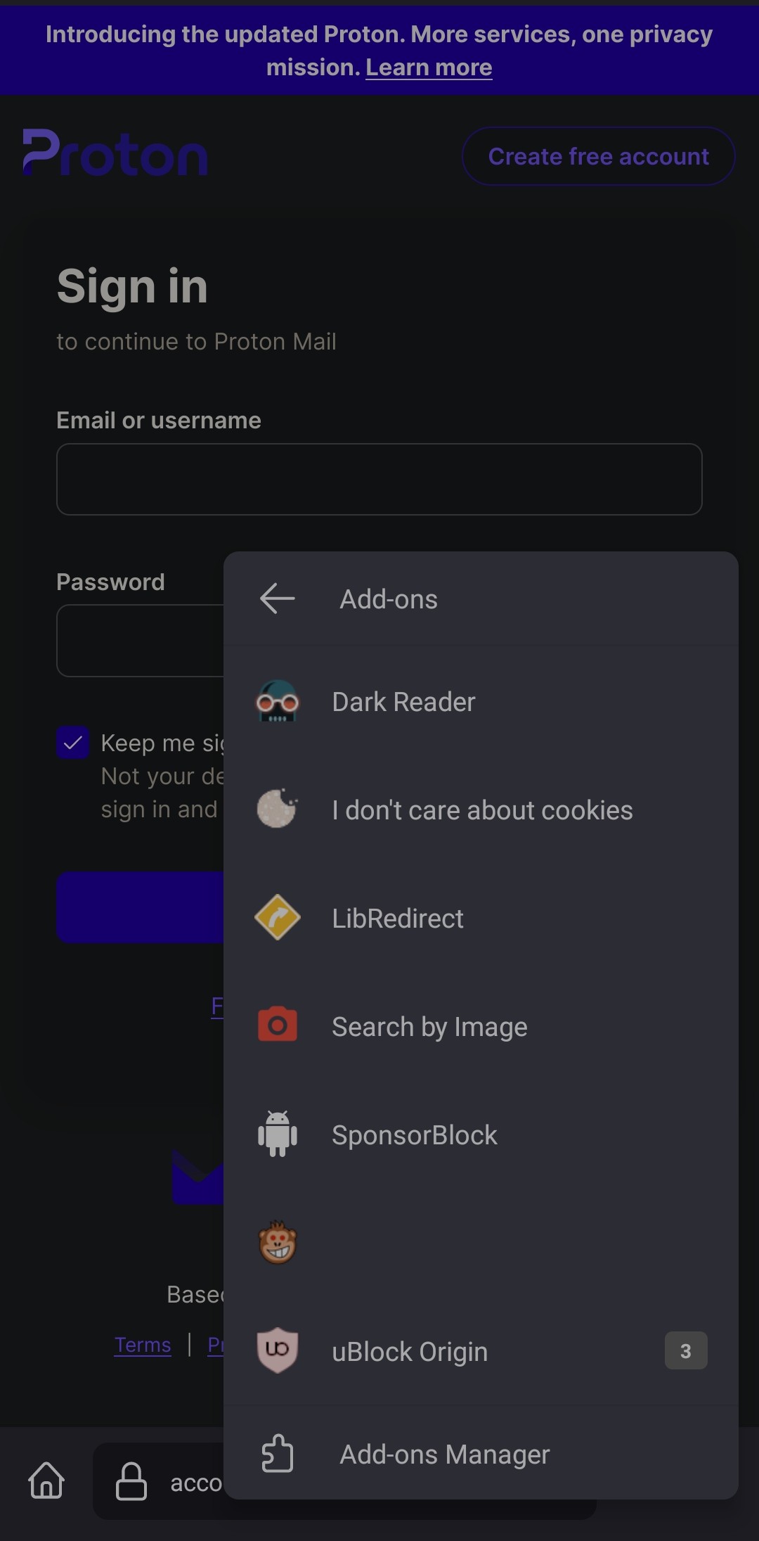 [BUG] Violent monkey appearance in UI is a bit broken on android version of firefox · Issue ...