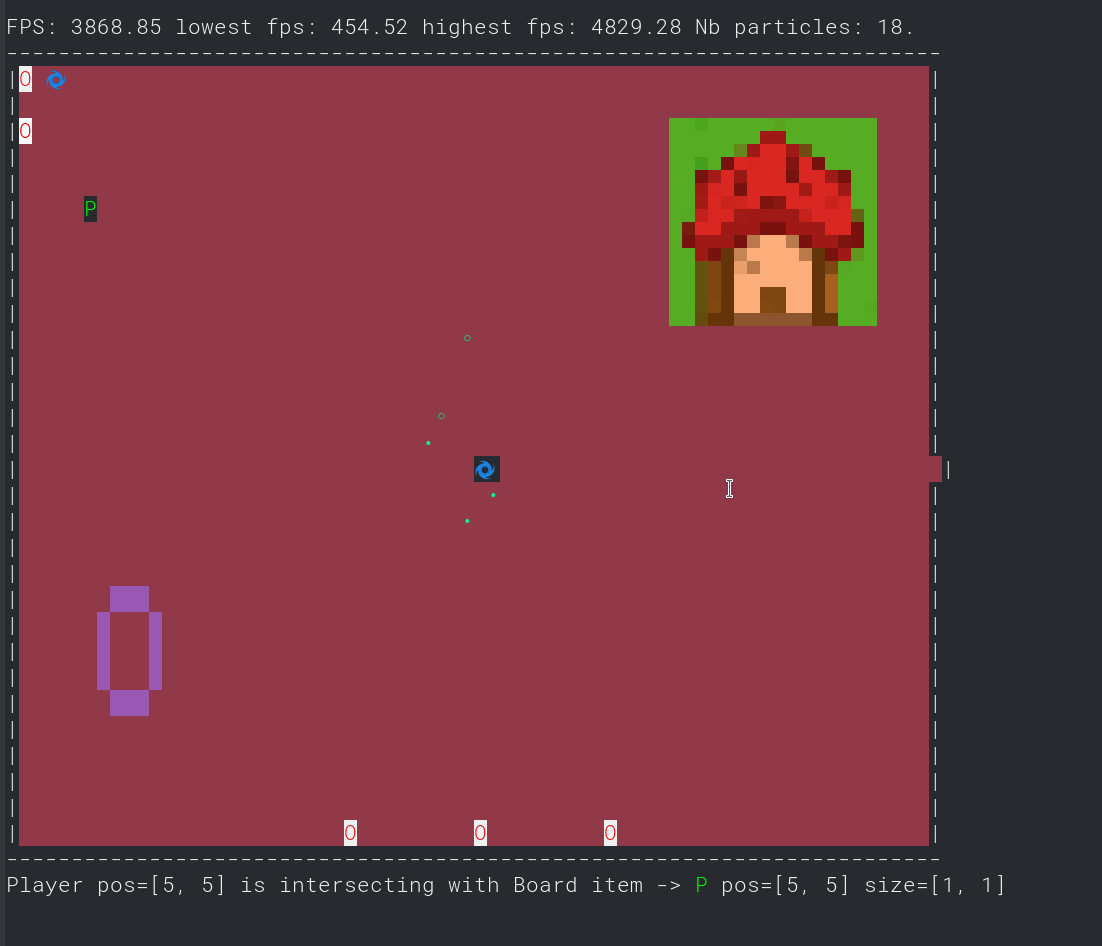 Add A Console Particle System · Issue 138 · Pygamelibpygamelib · Github 