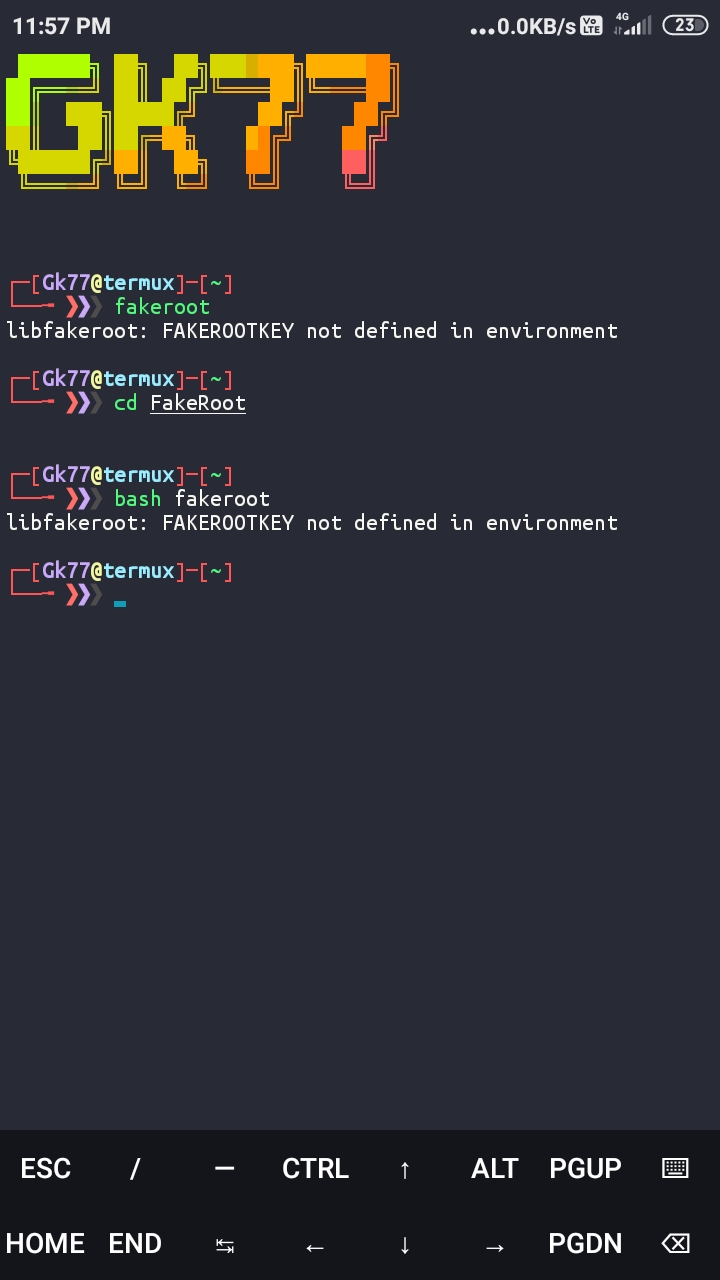 libfakeroot: FAKEROOTKEY not defined in environment · Issue #5 · Lexiie/termux-fakeroot · GitHub