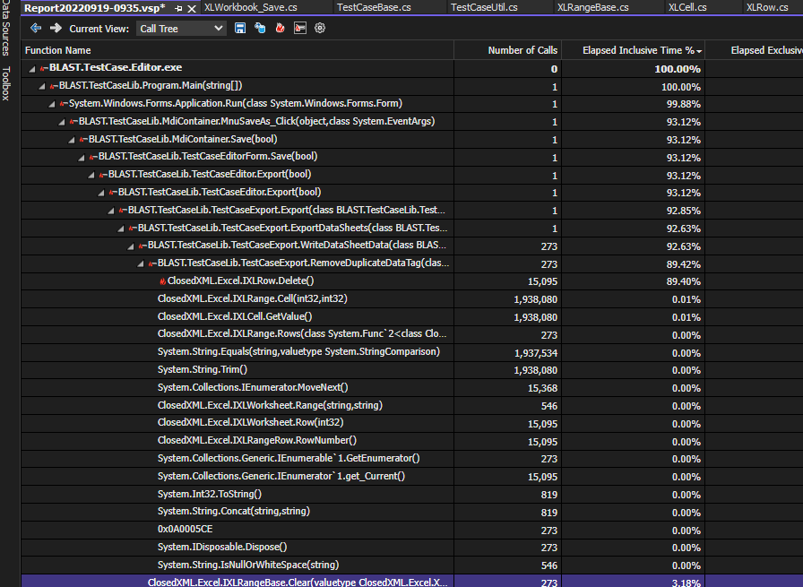Delete doesn't scale and the performance is terrible on large files · Issue #1863 · ClosedXML ...