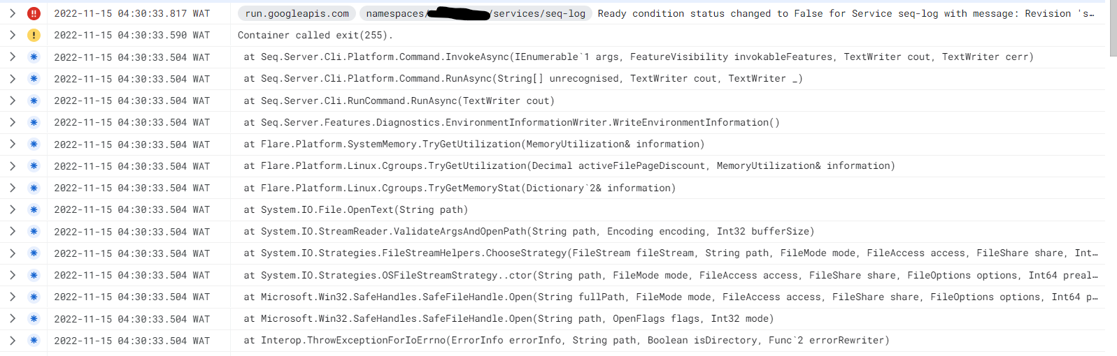 Unable to deploy Seq to Google Cloud Run · datalust seq-tickets · Discussion #1685 · GitHub