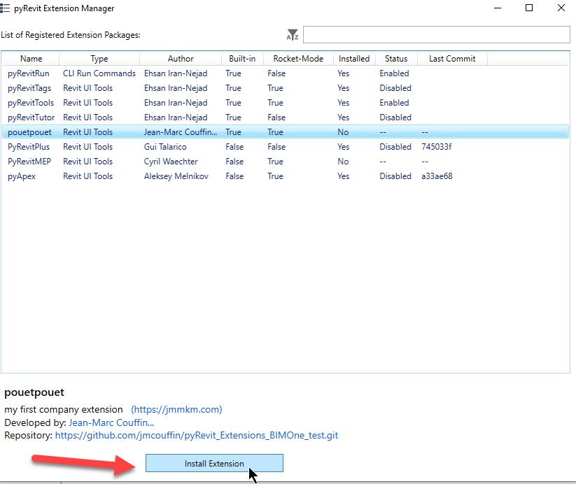 Extensions vs extension behaviour and Git · Issue #742 · pyrevitlabs/pyRevit · GitHub