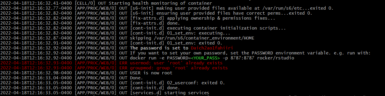 Could not connect to RSession - Unable to connect to Service(1) on ...