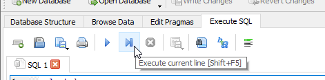 Please add option to execute the current statement only · Issue #2805 · sqlitebrowser ...