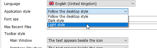 No light mode option - only desktop style and dark · Issue #2906 · sqlitebrowser/sqlitebrowser ...