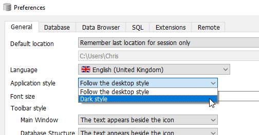 Darkmode · Issue #2953 · sqlitebrowser/sqlitebrowser · GitHub