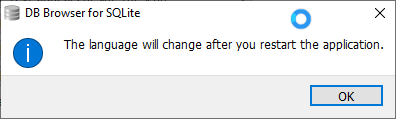 How can you change the language DB Browser for SQLite uses? · Issue ...