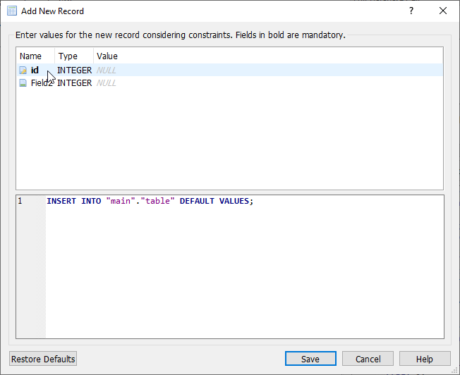 [Bug]: Column content lost on data entry · Issue #3248 · sqlitebrowser/sqlitebrowser · GitHub