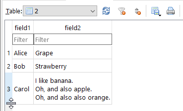 [Bug]: Import table from CSV file treats line break characters inside ...