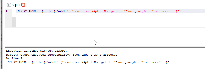 [Feature]: Prepared statement · Issue #3325 · sqlitebrowser/sqlitebrowser · GitHub