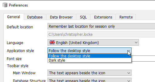 Switching off dark mode in Linux · Issue #3352 · sqlitebrowser/sqlitebrowser · GitHub