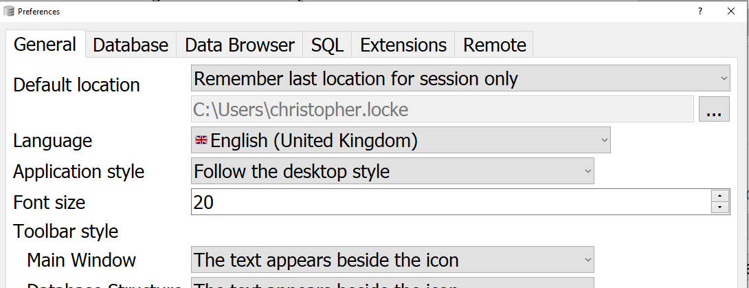 Huge fonts and widget in current AppImage · Issue #2804 · sqlitebrowser ...