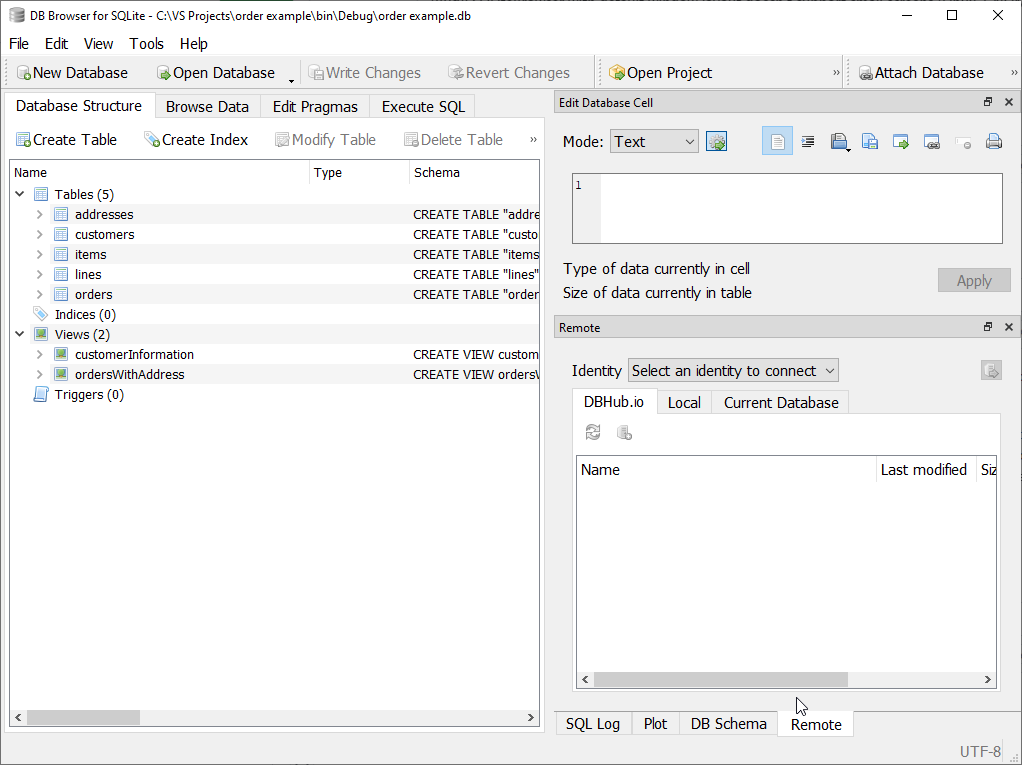 [Bug]: SQLiteBrowser with default window layout doesn’t support small screens (Linux, GNOME ...