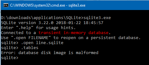 Open file Error · Issue #1330 · sqlitebrowser/sqlitebrowser · GitHub