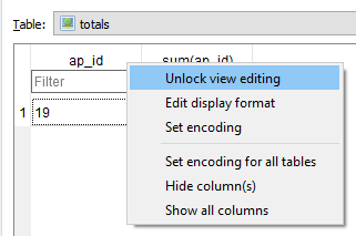 FEATURE: Enable editing of "View" cell data. · Issue #1360 · sqlitebrowser/sqlitebrowser · GitHub