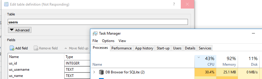 Adding Primary Key To Existing Table Hangs DB4S · Issue #1531 · sqlitebrowser/sqlitebrowser · GitHub