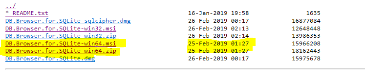No Windows 64bit nightlies for 26 Feb · Issue #1770 · sqlitebrowser/sqlitebrowser · GitHub