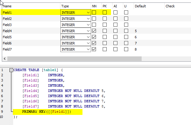 If 'Quotes for Identifiers' option is 'Square brackets', modifying a ...