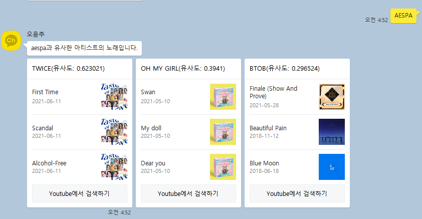 GitHub - vvspearlvvs/MusicChatbot: AWS 데이터파이프라인 개발과 음악추천 챗봇