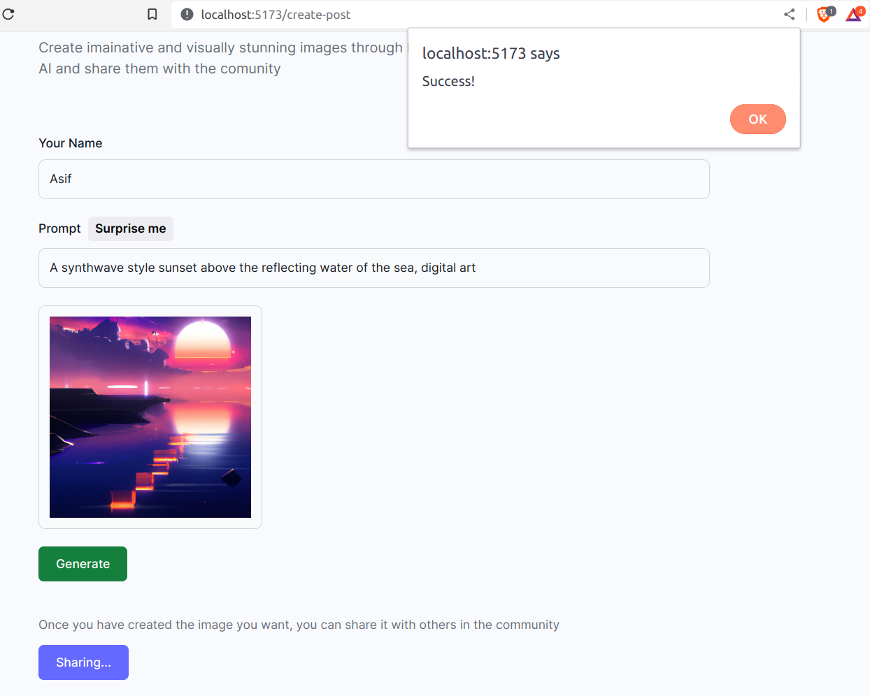Build and Deploy a Full Stack MERN AI Image Generation App & MidJourney & DALL E Clone · GitHub