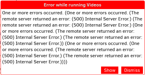 One or more errors occurred while uplaoding backup · Issue #4735 ...
