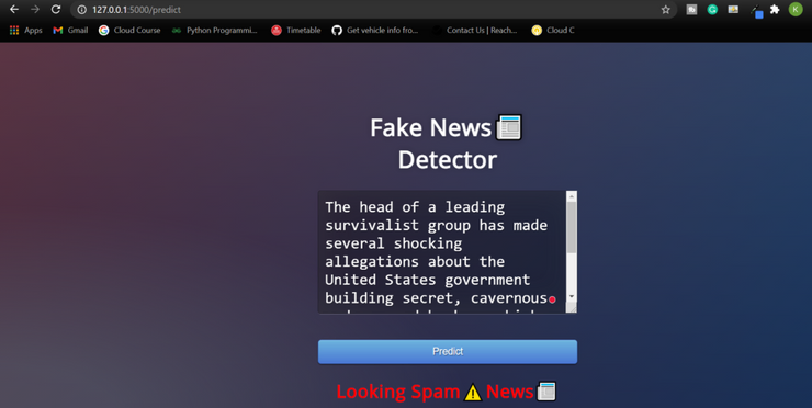 GitHub - brijendrakrydv/Fake-News-Detection: Fake news detection using ...