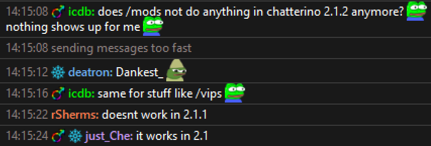 Notices not being displayed in chat. (fixed) · Issue #1252 · Chatterino ...