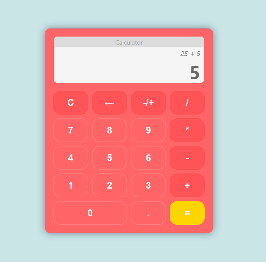 GitHub - alienaline/react-calculator: Calculator on React JS
