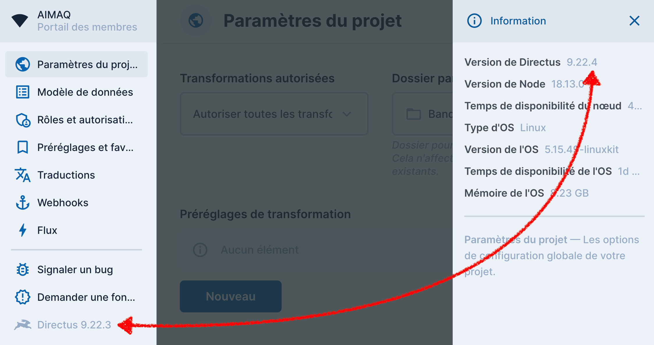 Version Number Mismatch In The Gui · Issue 17492 · Directus Directus · Github