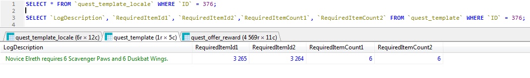 DB/Locale/ruRU - Translation of quests 376, 498, 1200, 3521 · Issue #26850 · TrinityCore ...