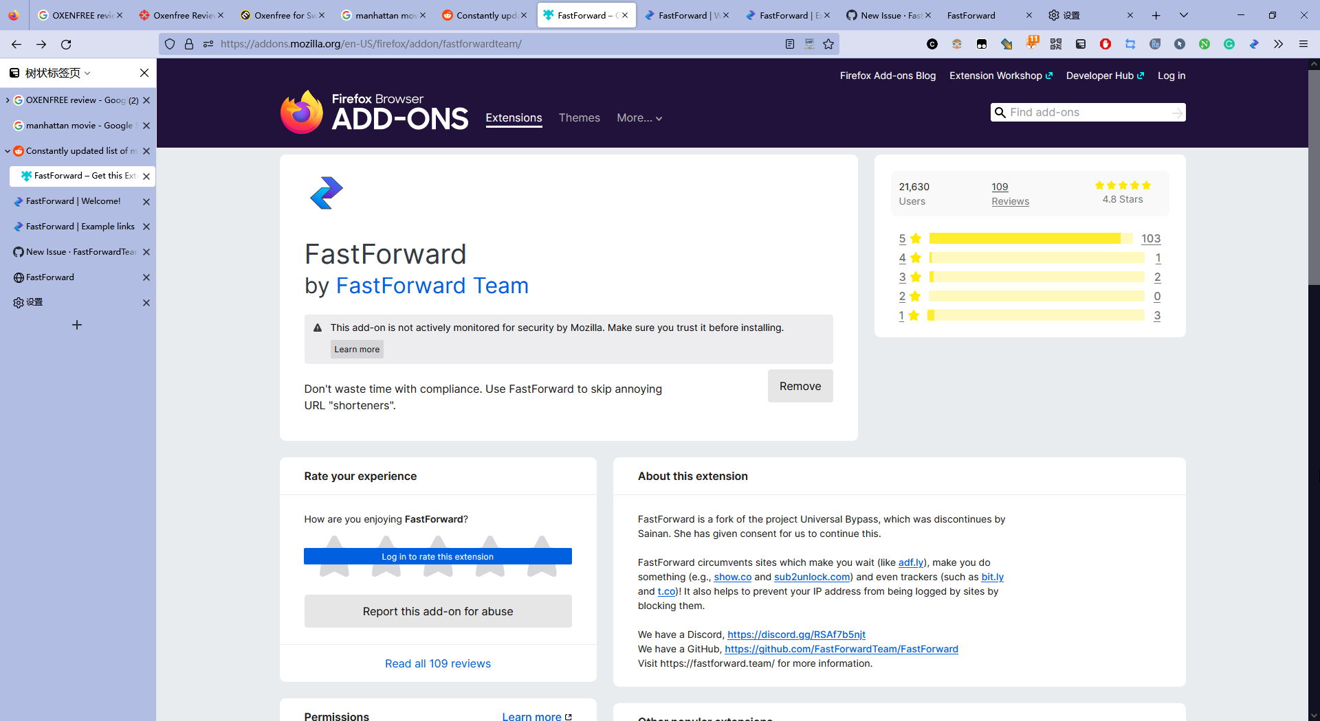 Downloaded from Firefox Add-ons Store and it's in development mode, not functioning · Issue #802 ...