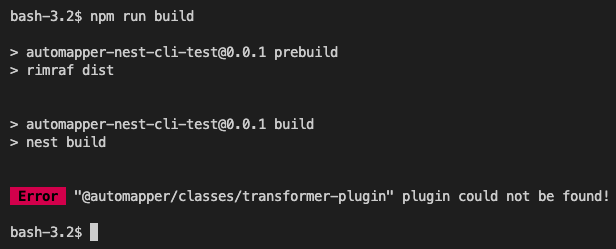 Cannot Use Transformer Plugin With Nestjs Cli Module Not Found · Issue 0752