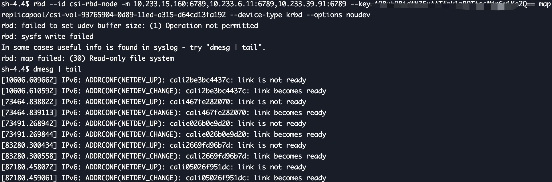 sysfs write failed rbd: map failed: (95) Operation not supported · rook rook · Discussion #10642 ...