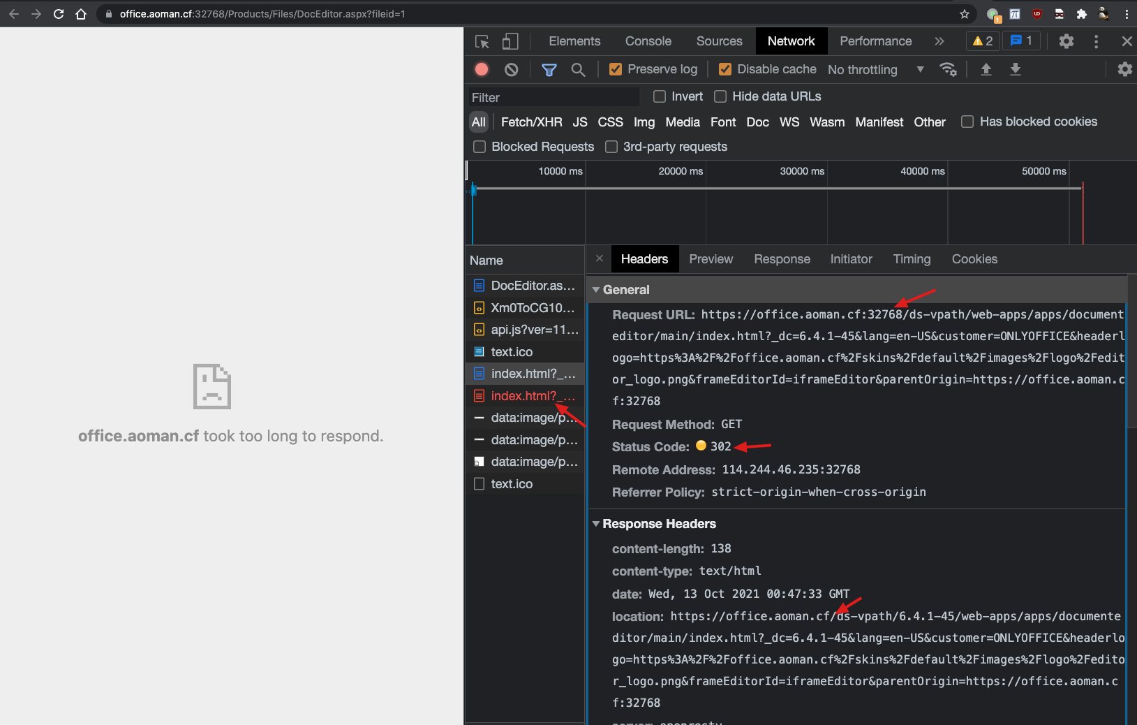 doesn't work behind reverse proxy with non standard port · Issue #346 · ONLYOFFICE ...