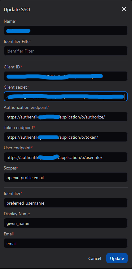 Authentik Oauth2 Issue · Issue 1643 · Usememosmemos · Github