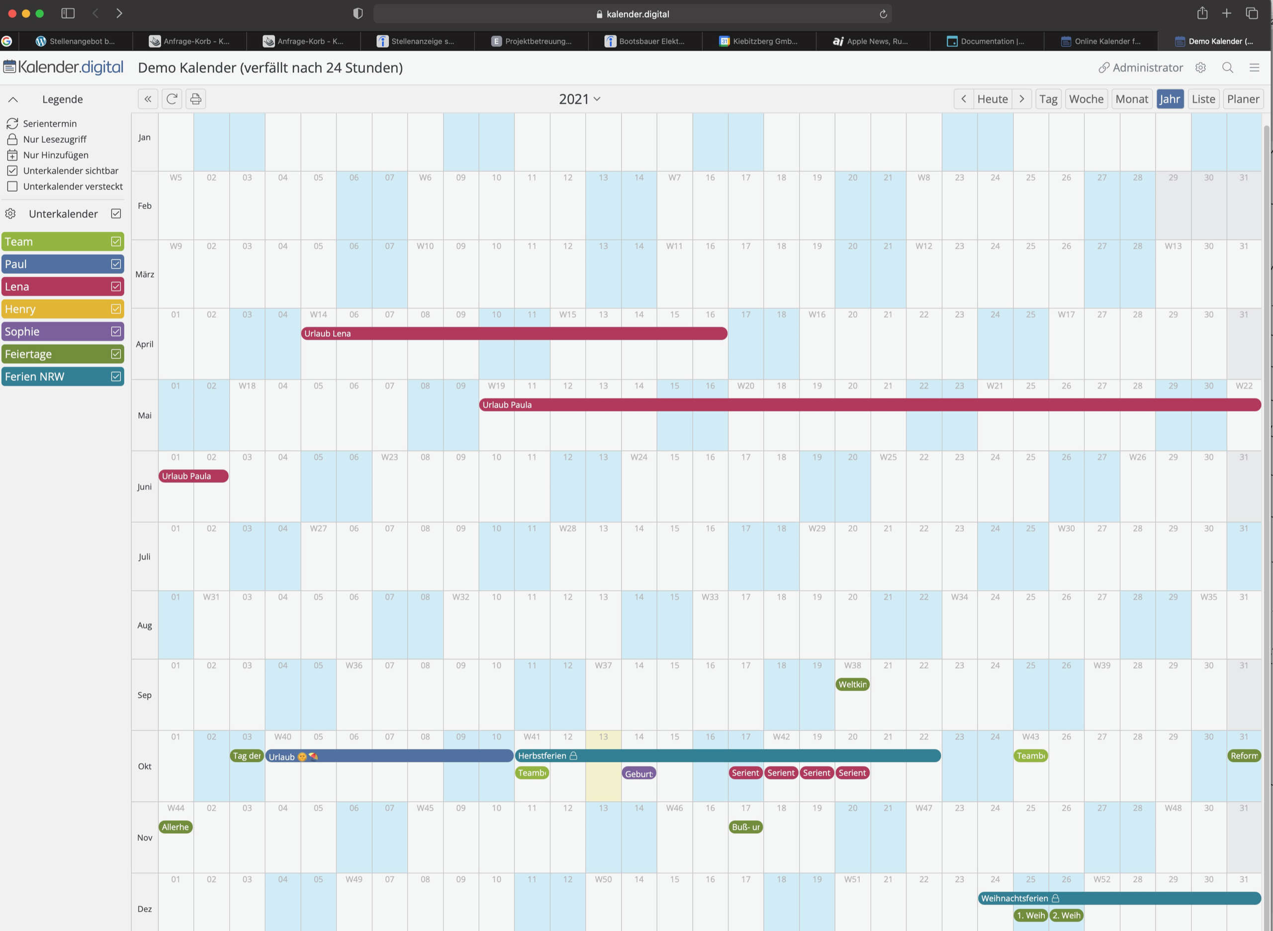 Year long day grid view with each month as a row · Issue #5119 ...