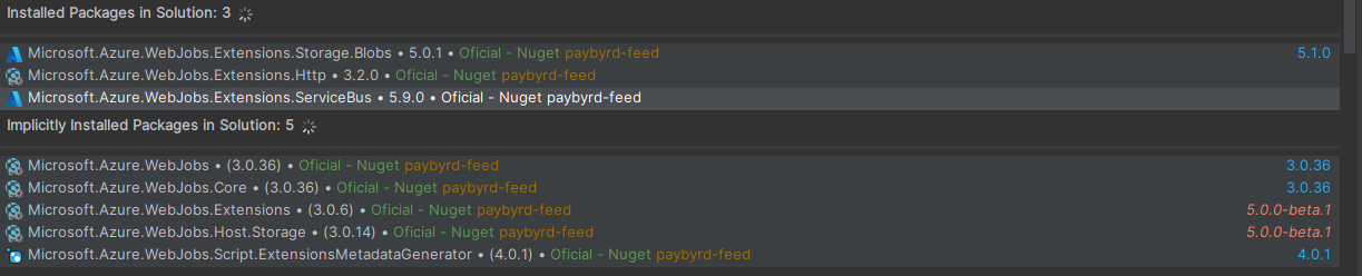 [BUG] Function App crashes on startup with error "Could not load type 'Microsoft.Azure.WebJobs ...