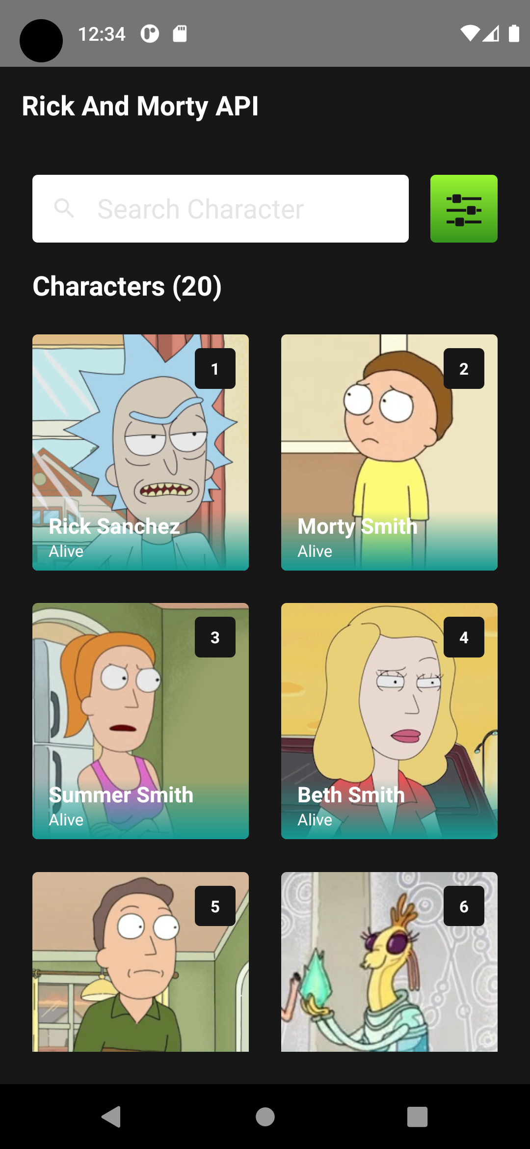 GitHub - alqae/rick-and-mort-app: The new Rick and Morty application offers information on the ...