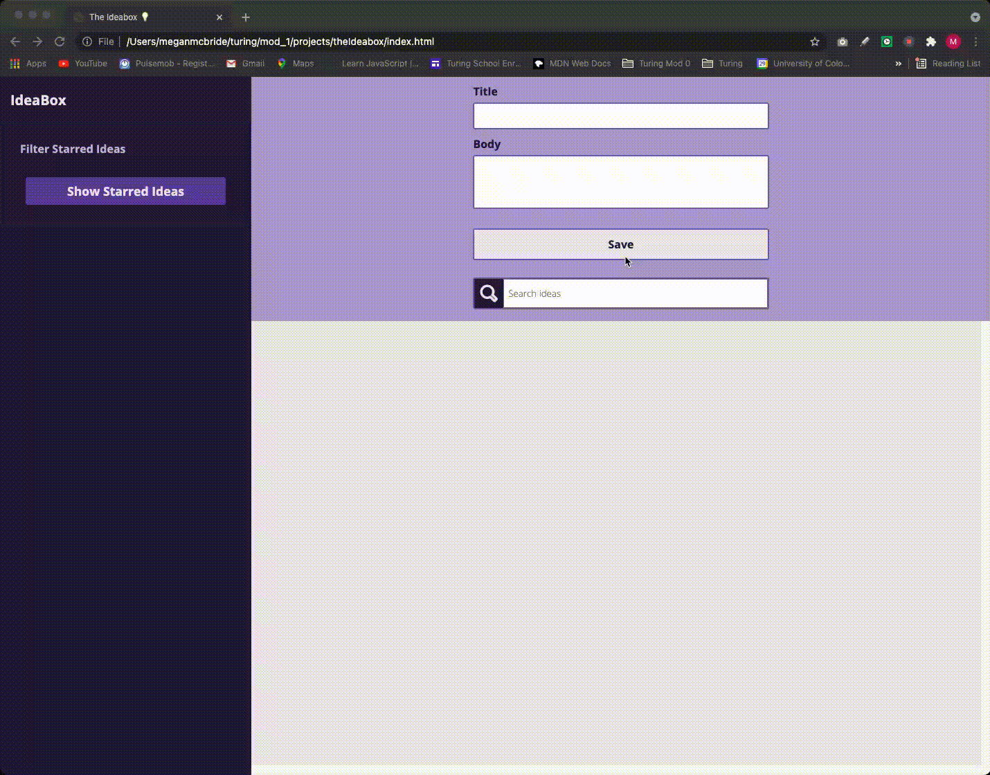 GitHub - Meggs625/the_ideabox: Second take on the original ideabox to complete the iterations