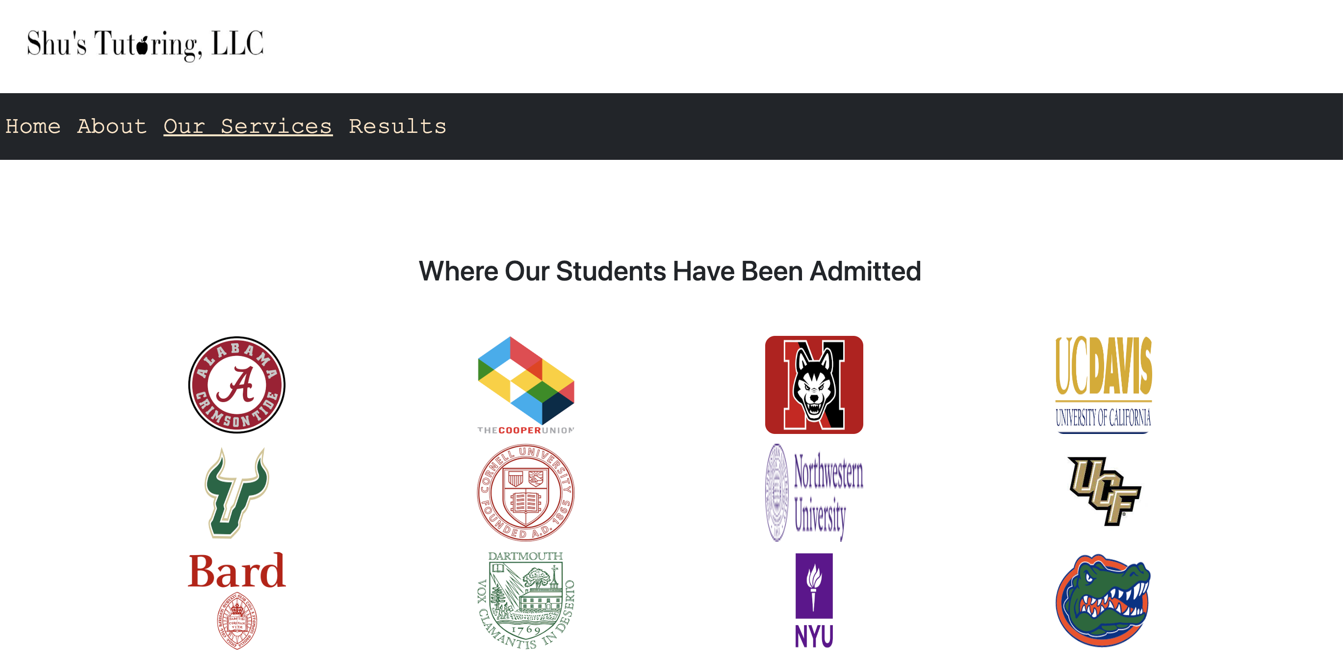 GitHub - bschu20/Shus-Tutoring-Website
