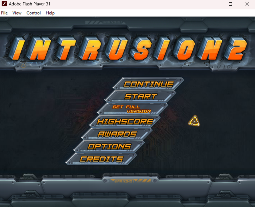 Intrusion 2 Demo: Title Screen Issues · Issue #9623 · ruffle-rs/ruffle · GitHub
