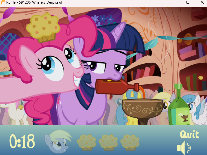 Where's Derpy: Freezes when pressing play · Issue #9269 · ruffle-rs/ruffle · GitHub